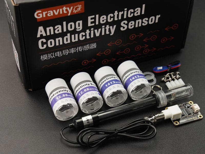 Gravity: Analog Electrical Conductivity Sensor /Meter V2 (K=1) - Kuriosity