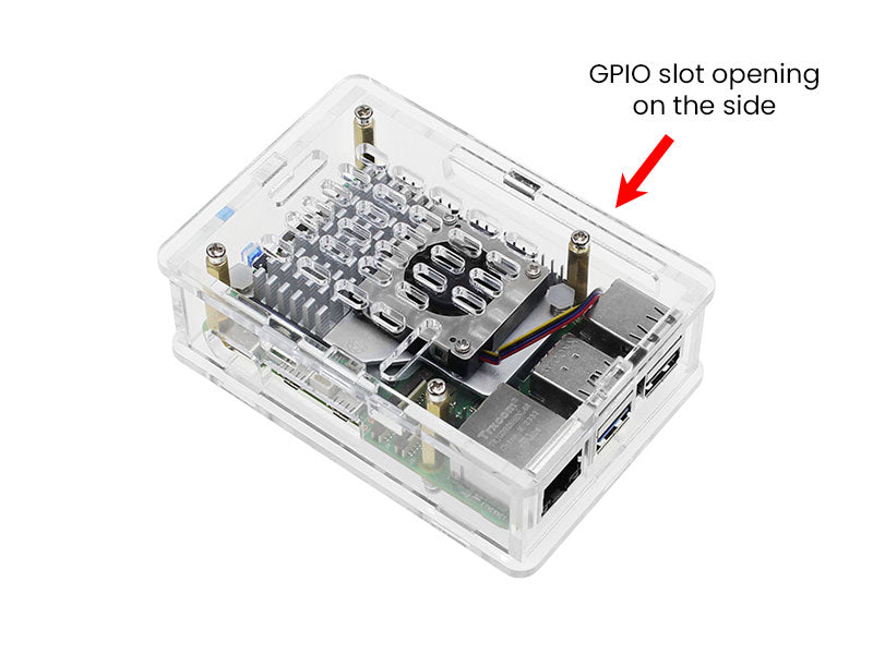 Raspberry Pi 5 Acrylic Case - Kuriosity