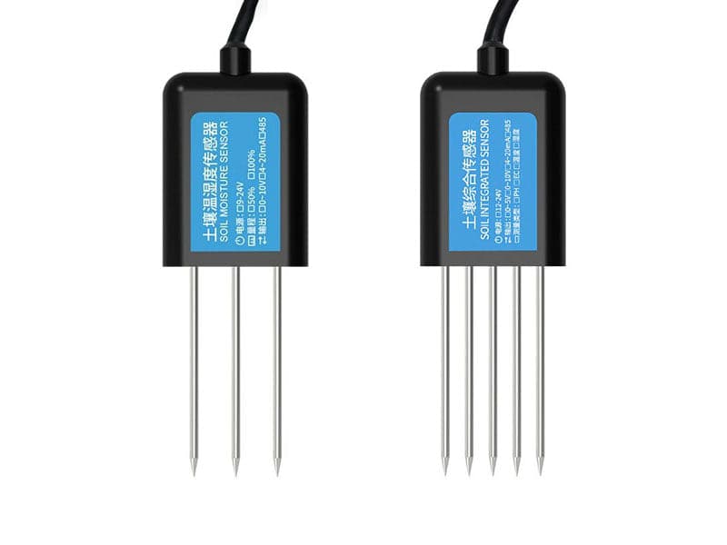 Soil Moisture Temperature NPK EC pH Waterproof Sensor RS485 - Kuriosity