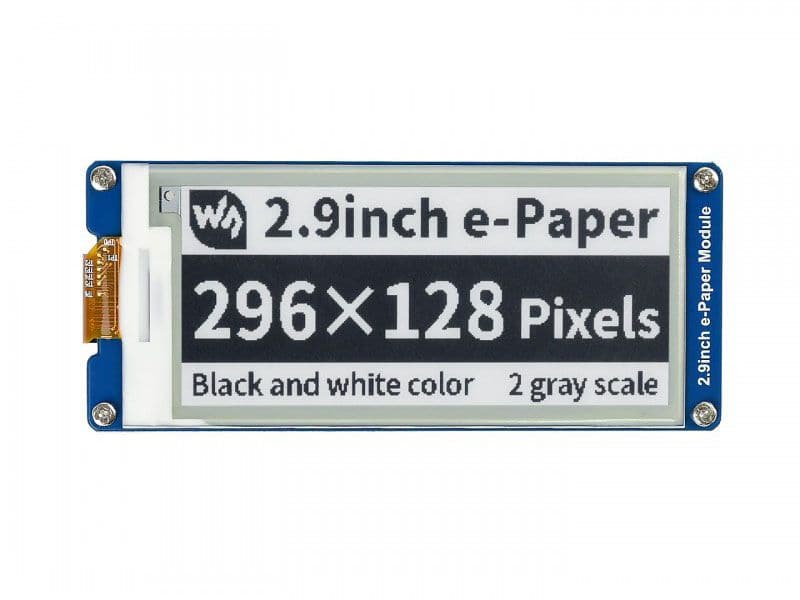 E-Ink Display Module 2.9 inch 296x128 - Kuriosity
