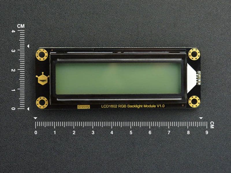 Dfrobot Gravity I2c 16x2 Arduino Lcd With Rgb Backlight Display Kuriosity 8702