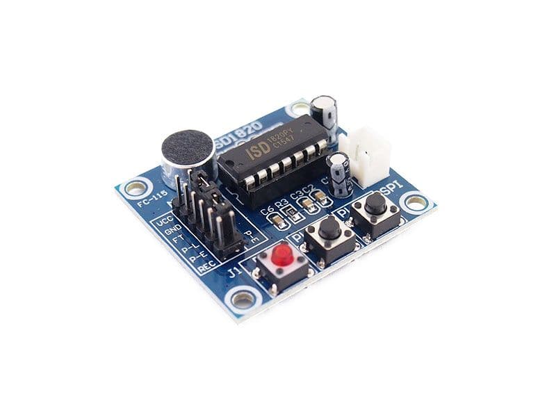 Voice Sound Recording Playback Module ISD1820 - Kuriosity